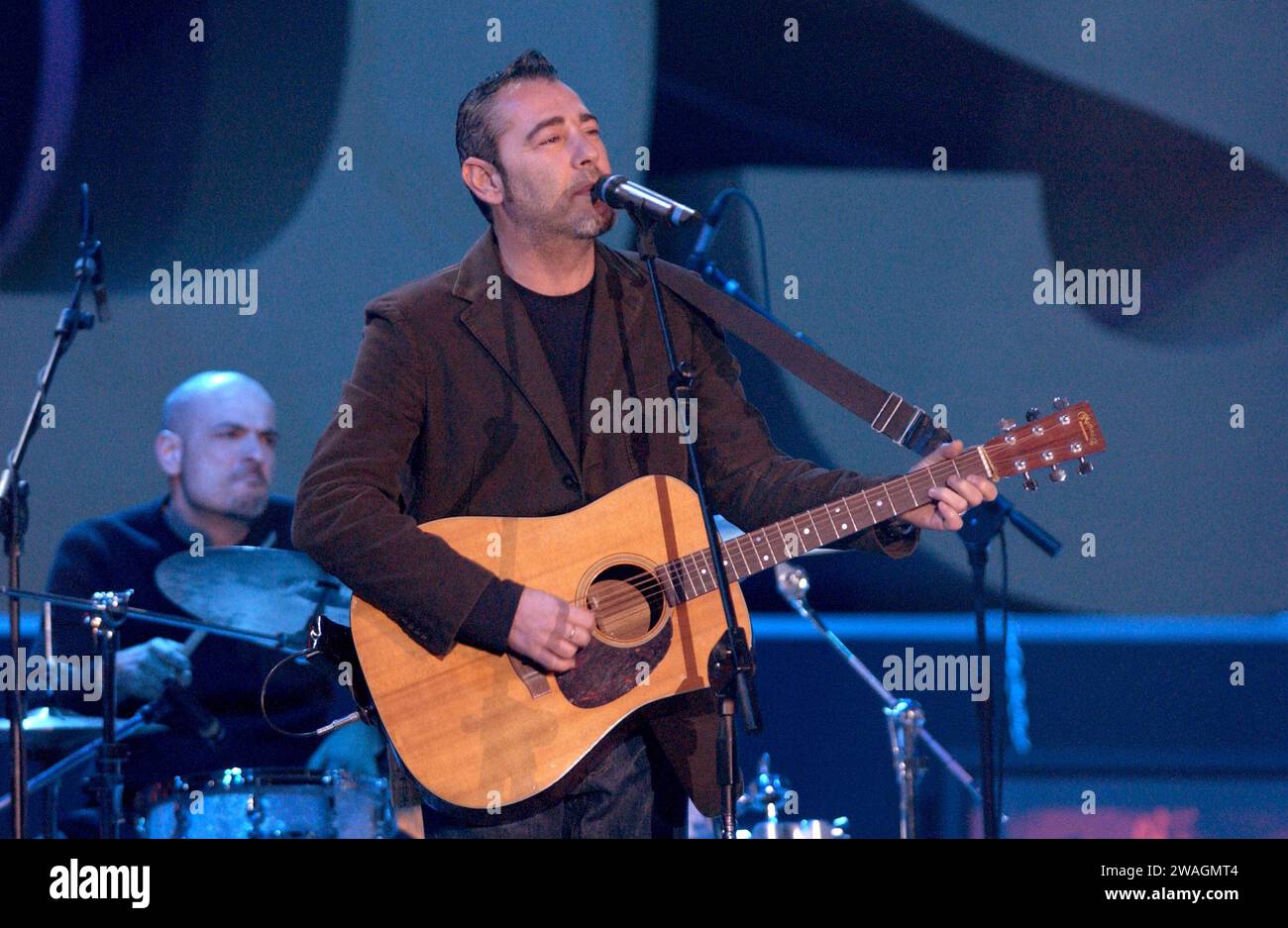 Luca carboni italian music awards 2003 hi-res stock photography and ...