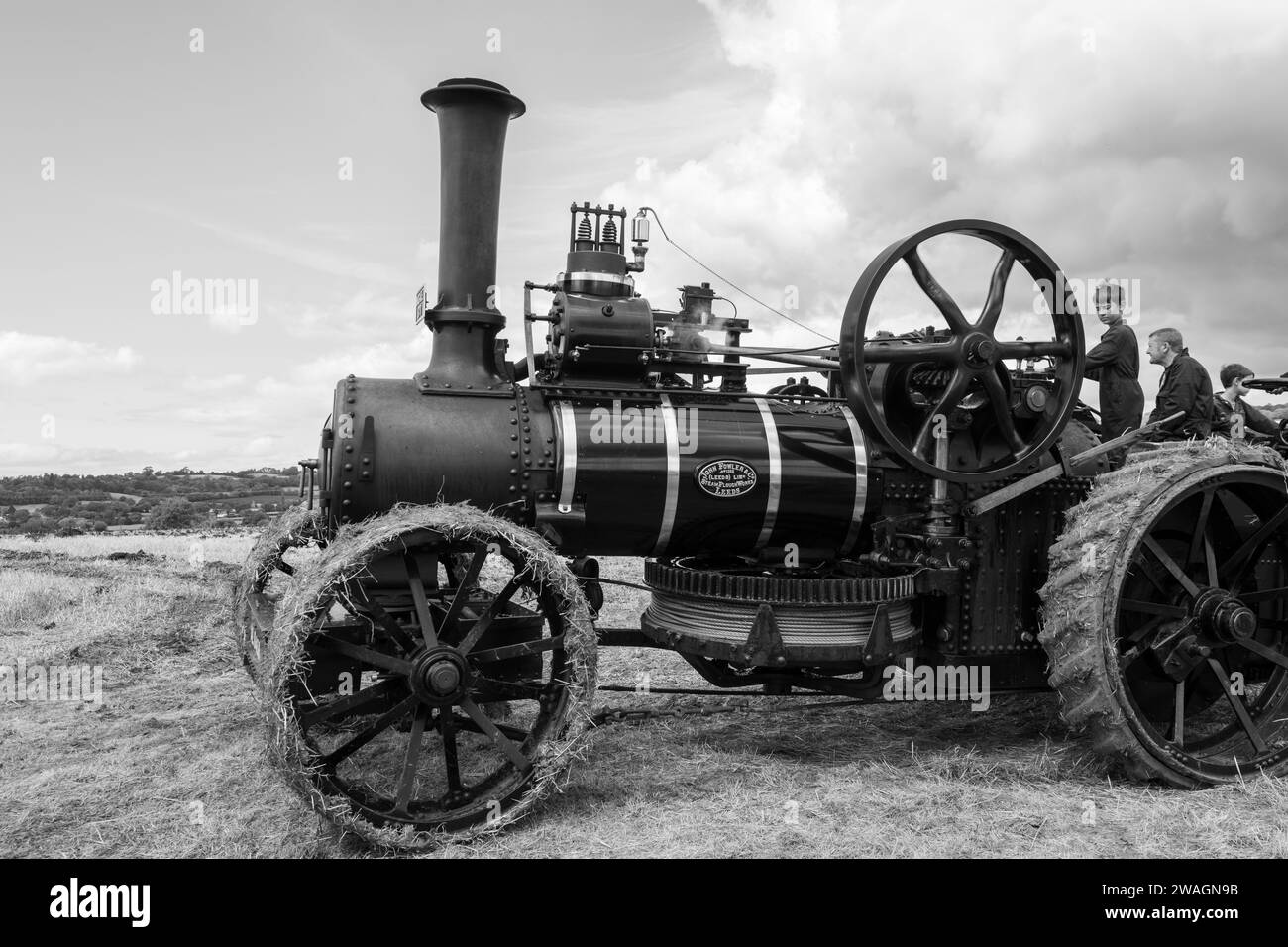 Low Ham.Somerset.United Kingdom.July 23rd 2023.A restored Fowler ...