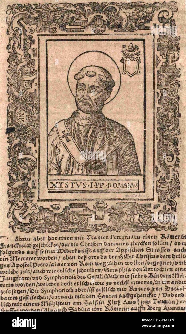 Pope xystus the first hi-res stock photography and images - Alamy