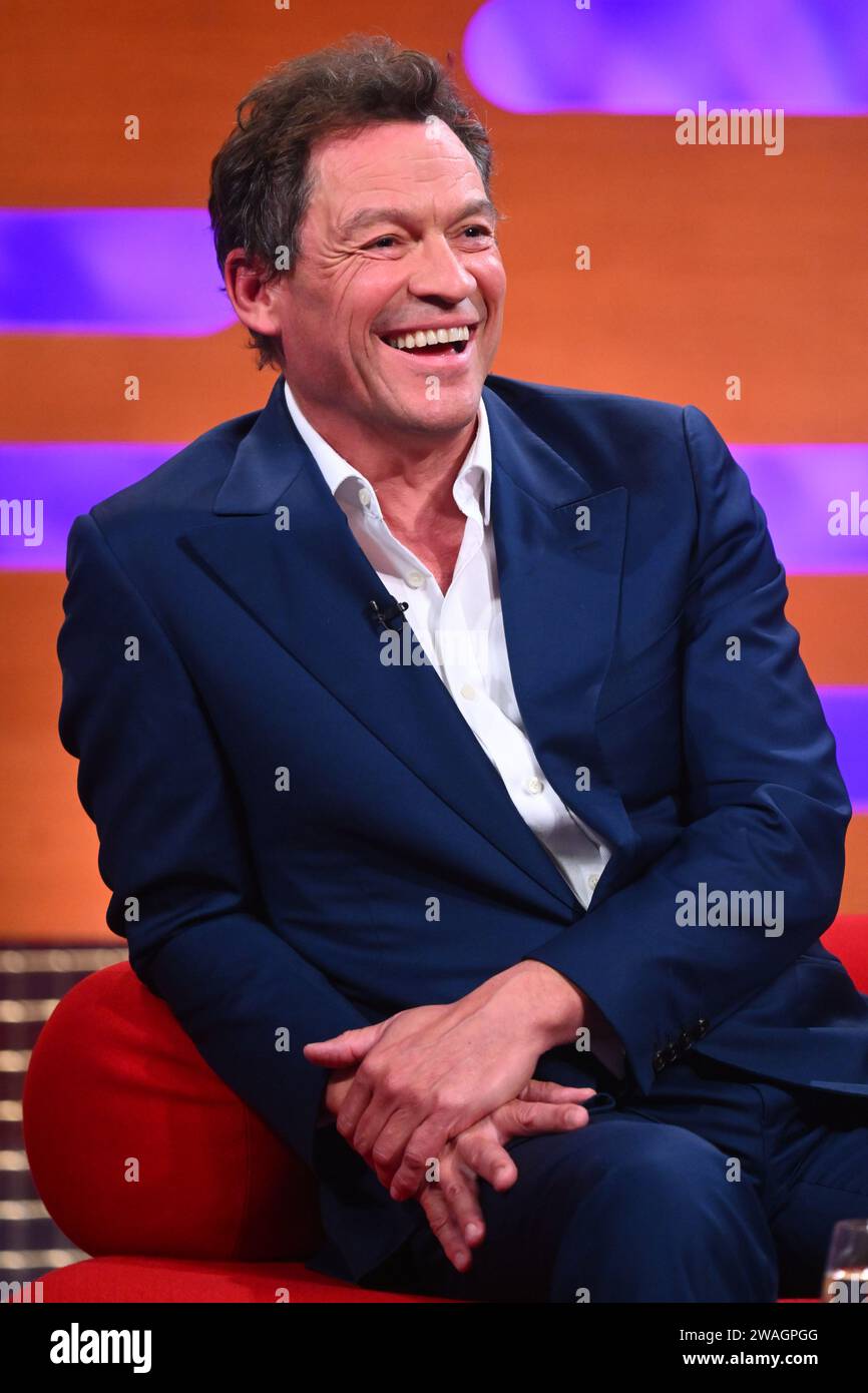 EDITORIAL USE ONLY Dominic West during the filming for the Graham ...