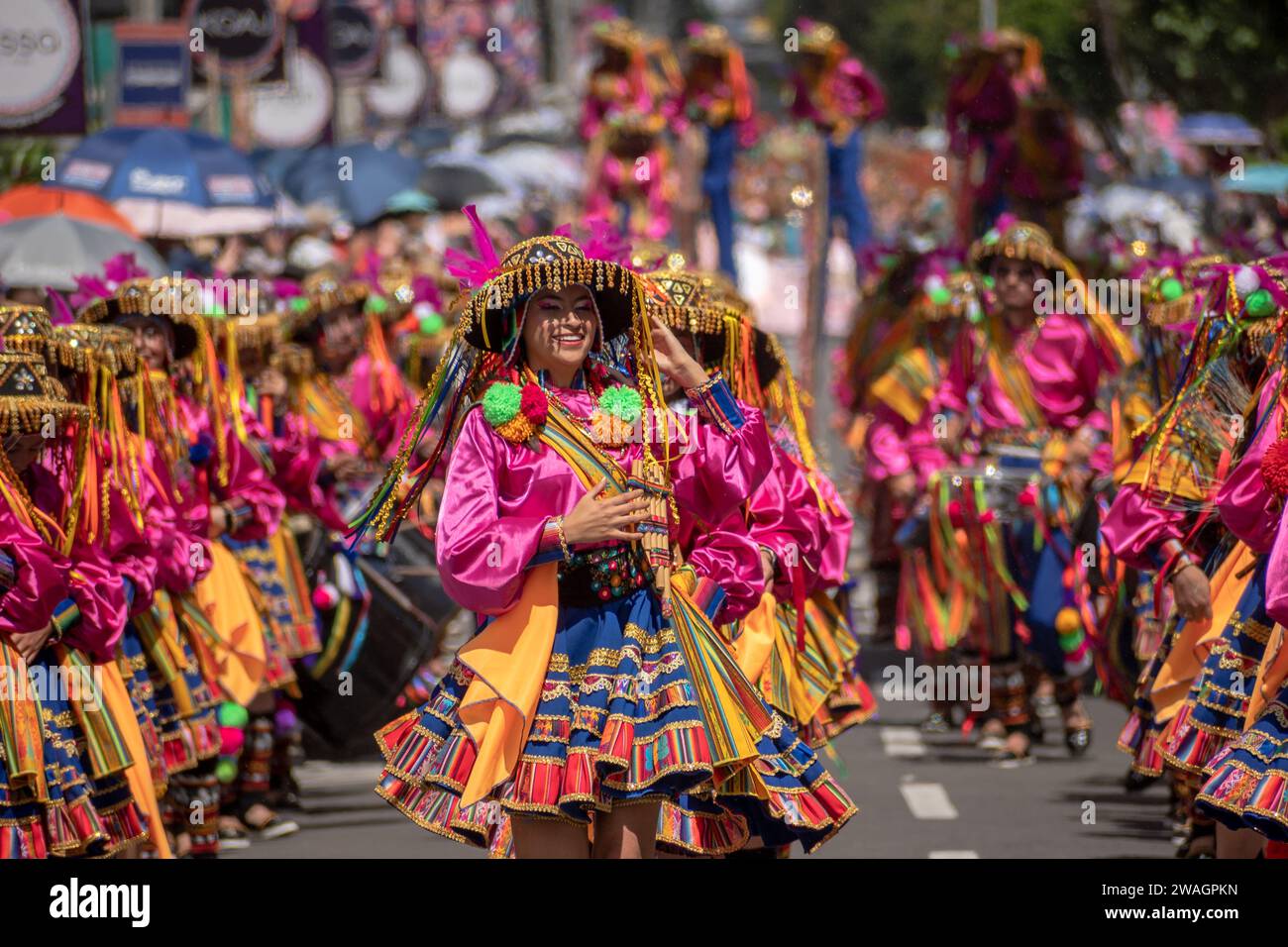 Different choreographic groups walk the path on the second day of the ...