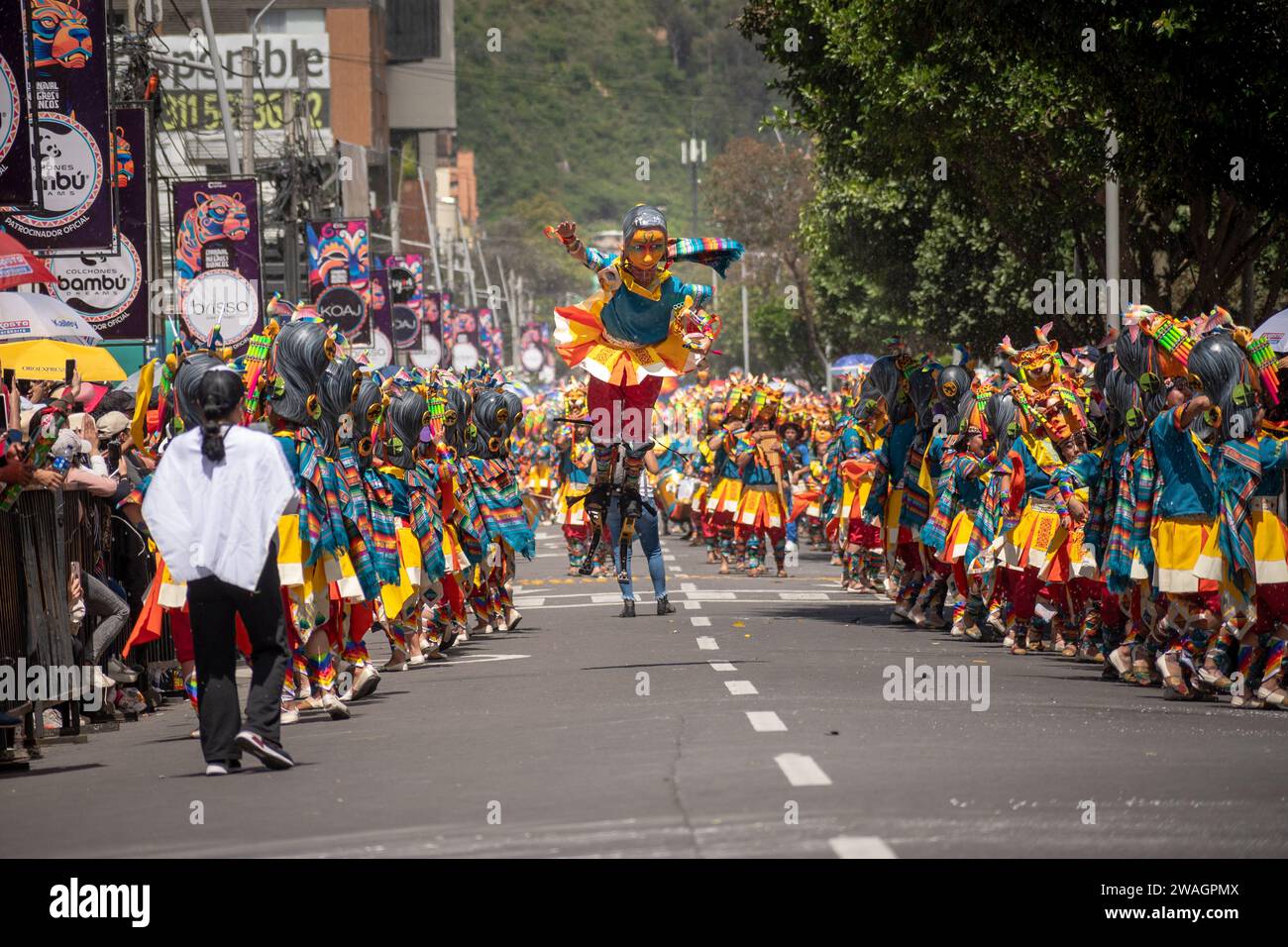 Different choreographic groups walk the path on the second day of the ...
