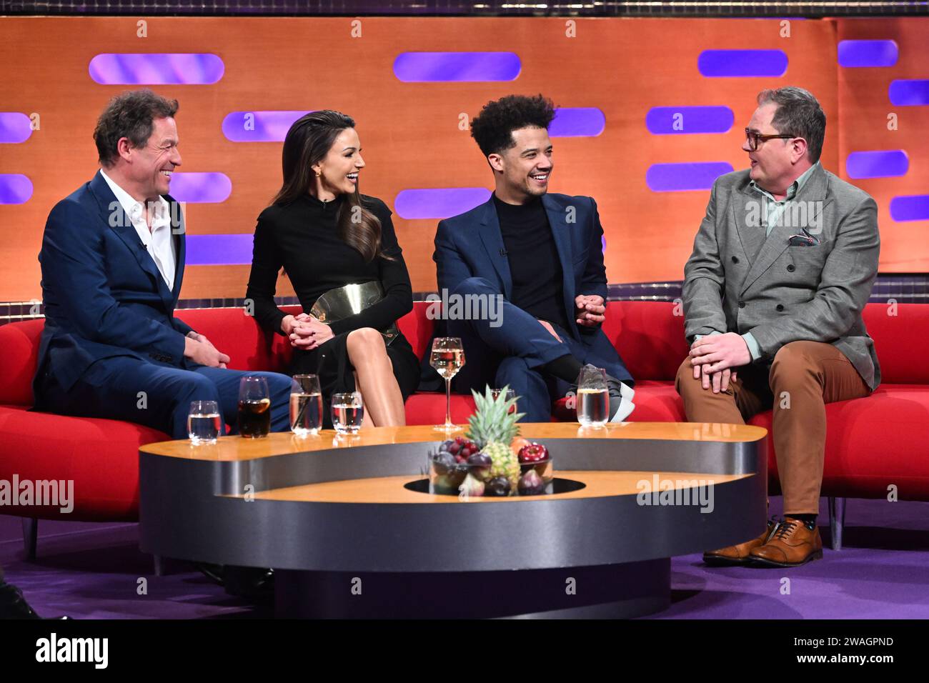 EDITORIAL USE ONLY Dominic West, Michelle Keegan, Jacob Anderson and ...
