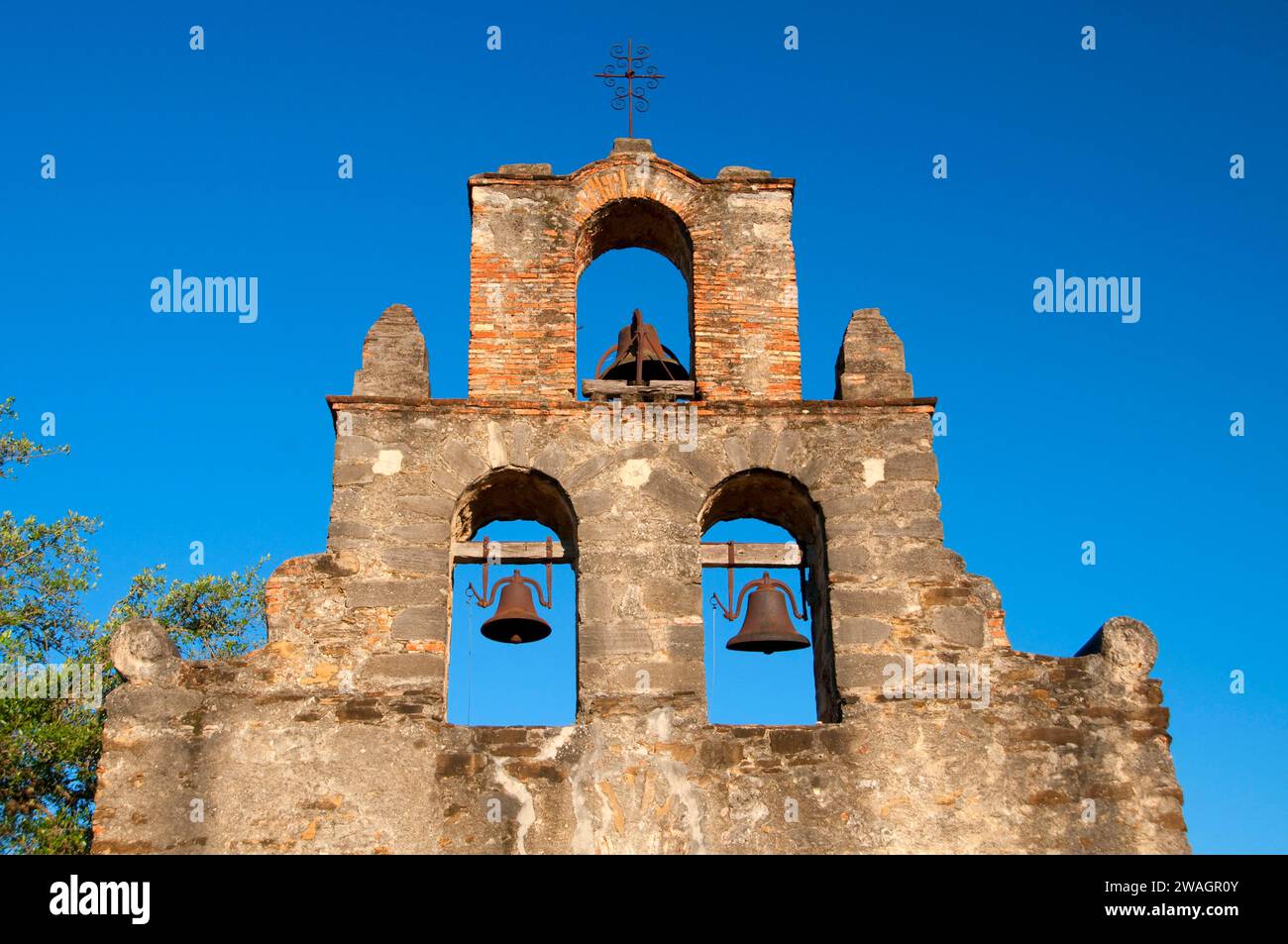 Mission san francisco de la espada catholic church hi-res stock ...