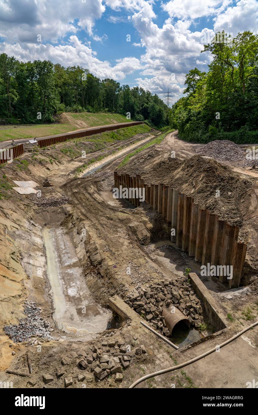 Renaturalisation work on the Boye, Emscher tributary, now sewage-free ...