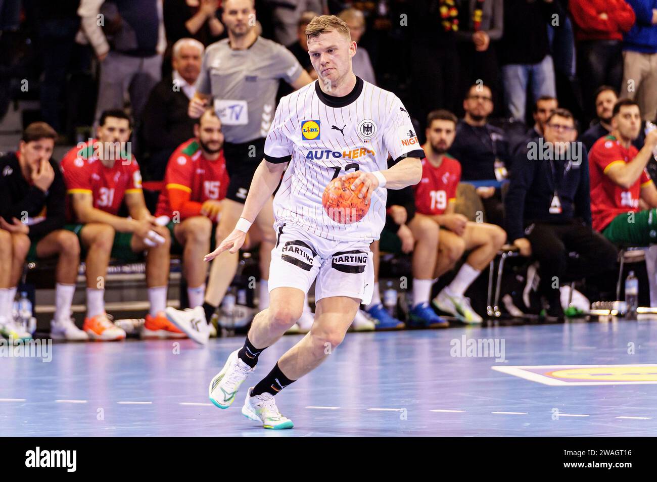 Flensburg, Deutschland. 04th Jan, 2024. Timo Kastening (Deutschland ...