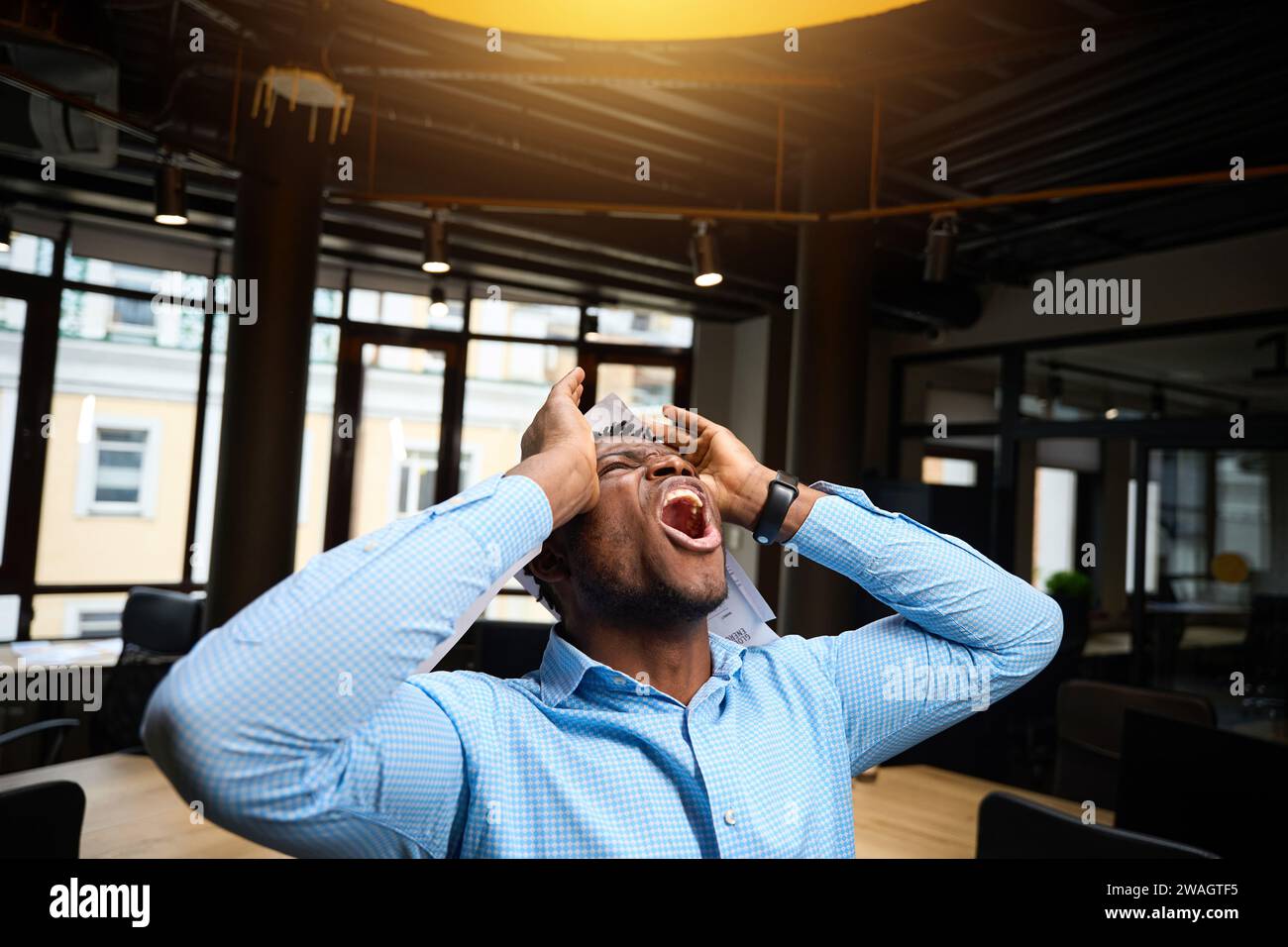 Angry shouting coach hi-res stock photography and images - Alamy