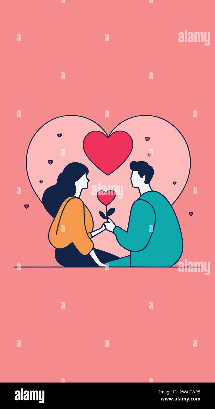 Blurred backgrounds for love images Stock Vector Images - Alamy
