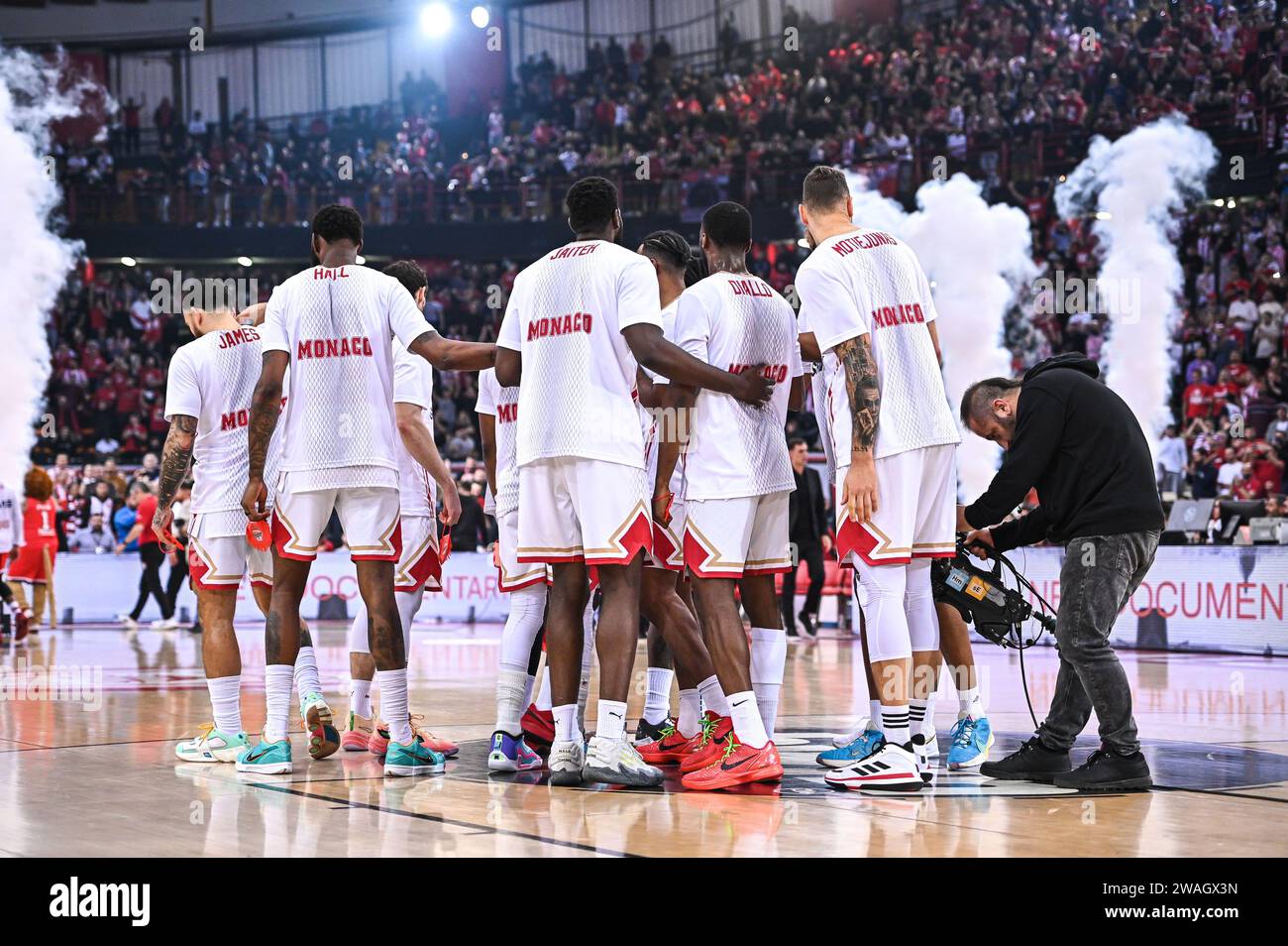 Euroleague basketball monaco olympiacos hi-res stock photography and ...