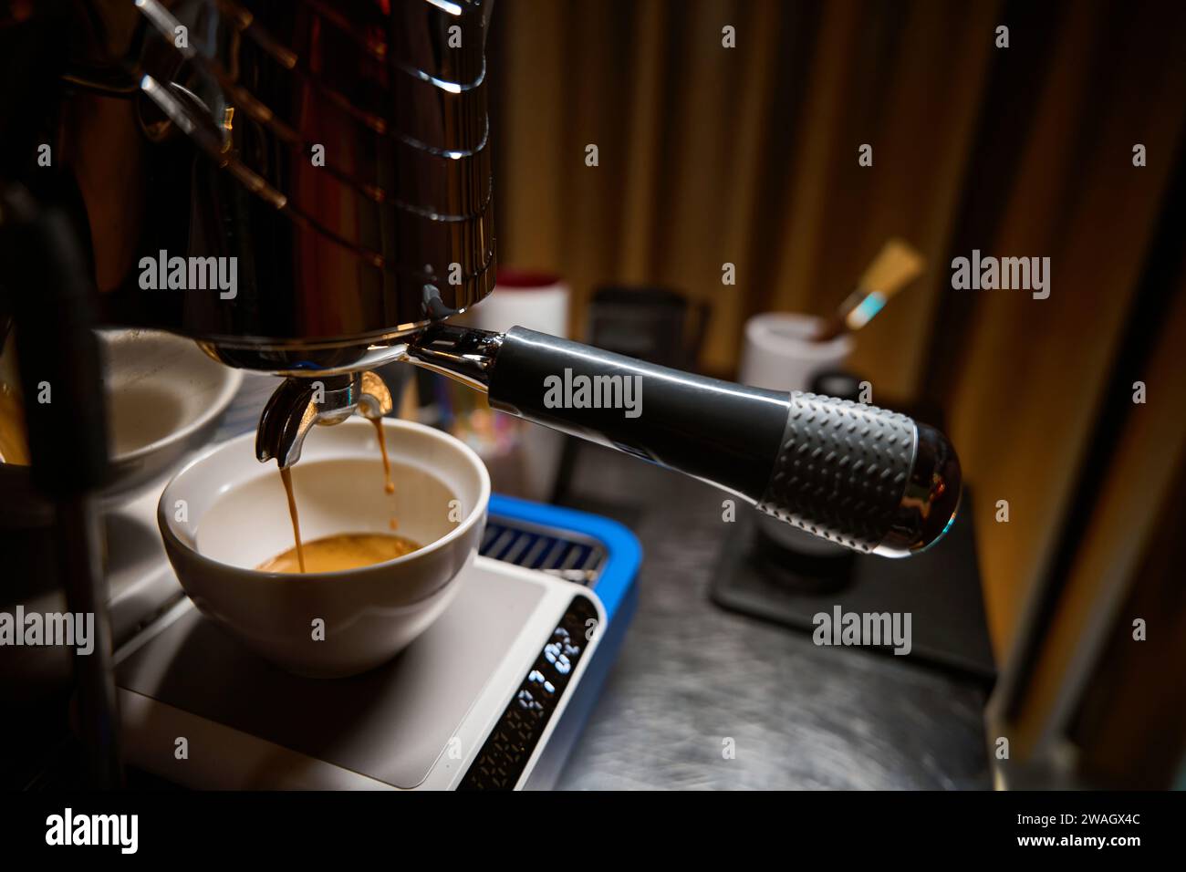 Process pouring coffee cup from hi-res stock photography and images - Alamy