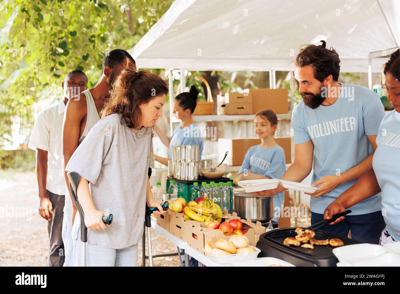 American aid workers hi-res stock photography and images - Alamy