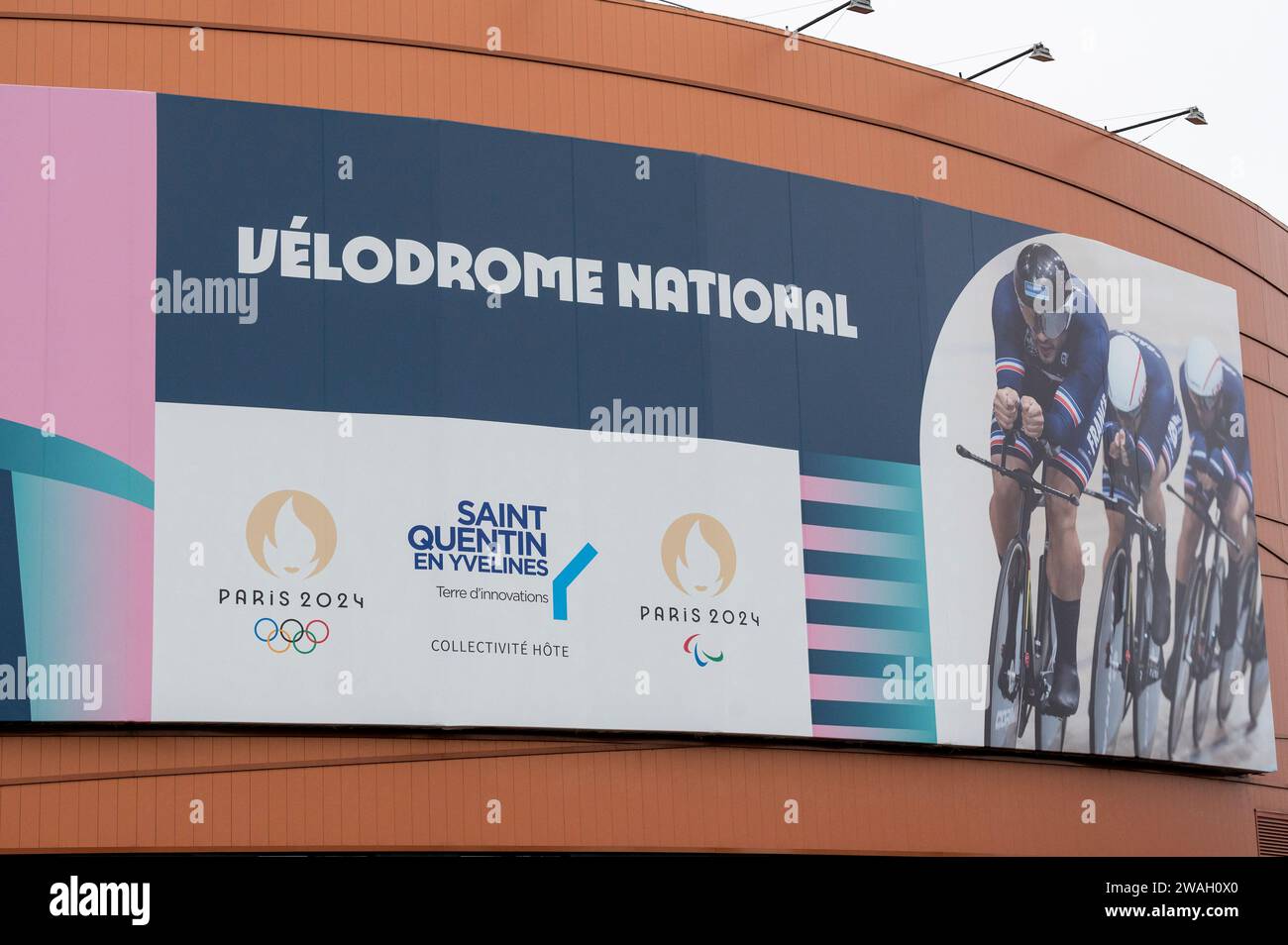 Montigny Le Bretonneux, France. 04th Jan, 2024. Vélodrome National ...