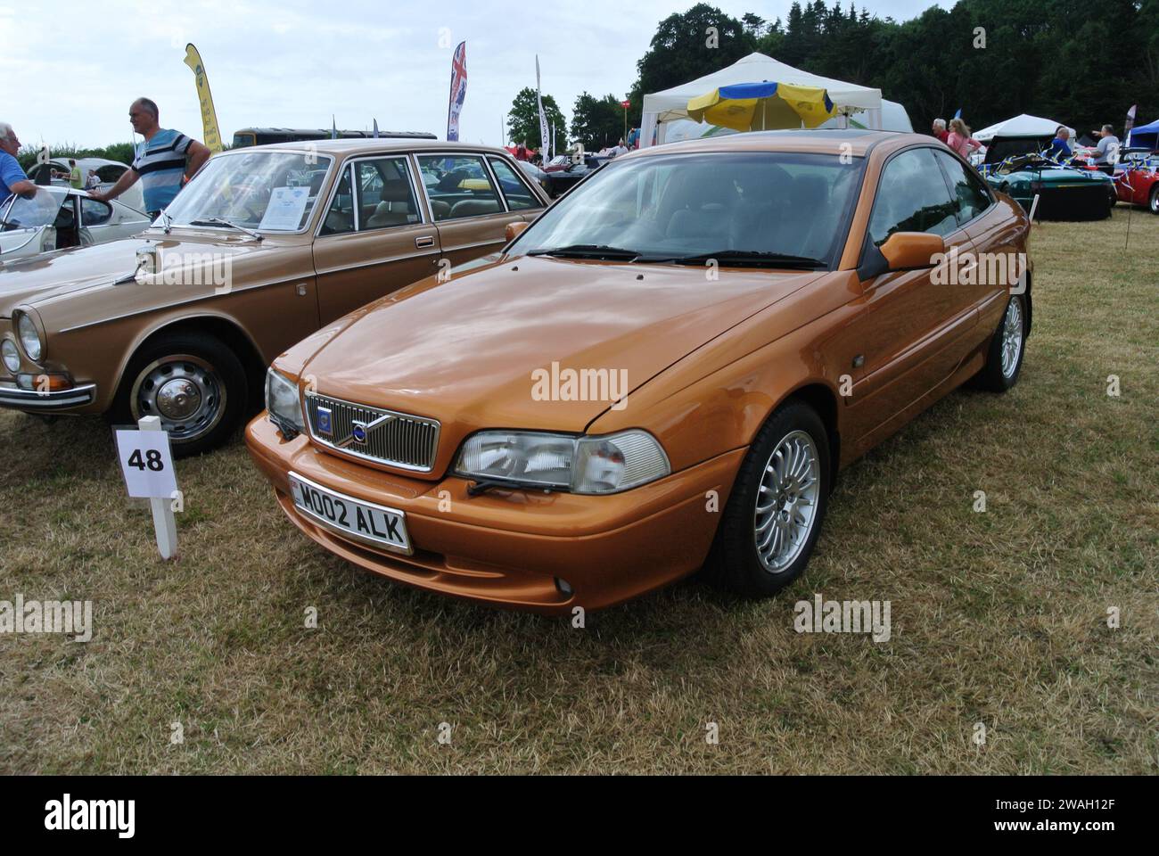 A 2002 Volvo C70 parked on display at the 48th Historic Vehicle ...