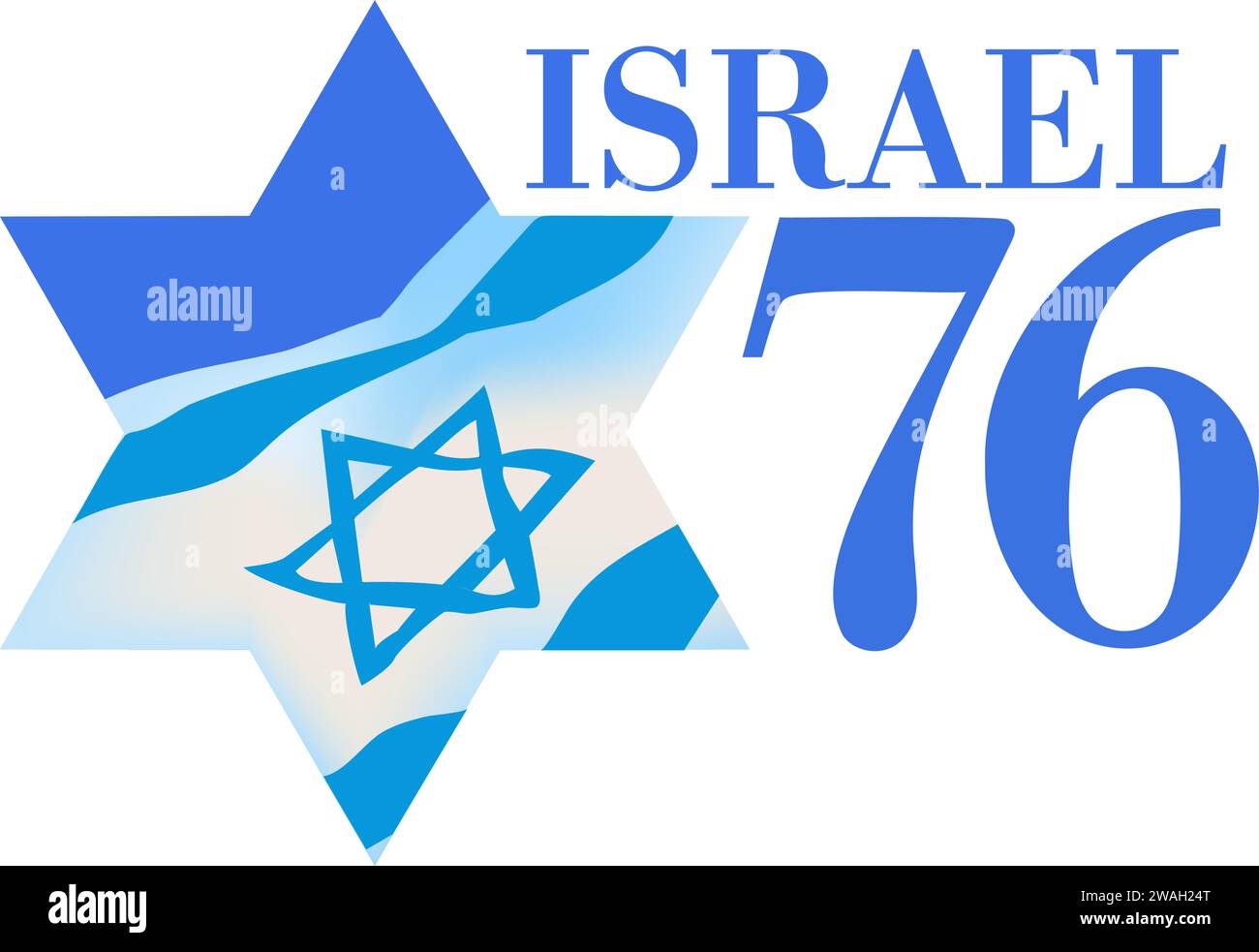 Israel Independence Day Celebration (Yom Ha'atzmaut Stock Vector Image ...