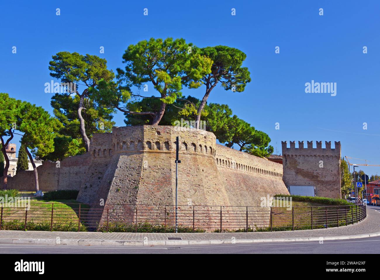 castle of Fano, Italy, Marche, Fano Stock Photo - Alamy