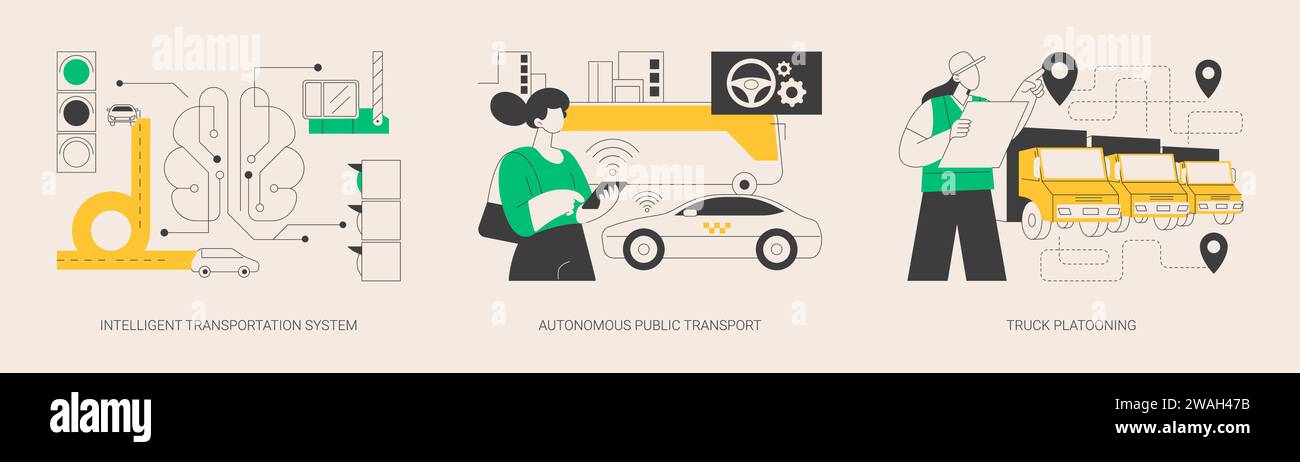 Modern logistics abstract concept vector illustrations Stock Vector ...