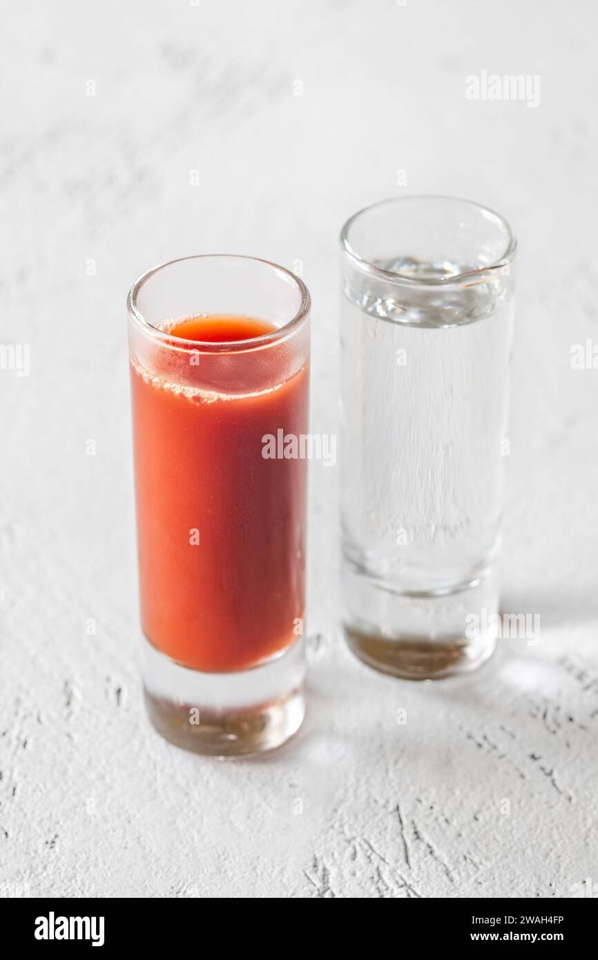 Mexican sangrita hi-res stock photography and images - Alamy