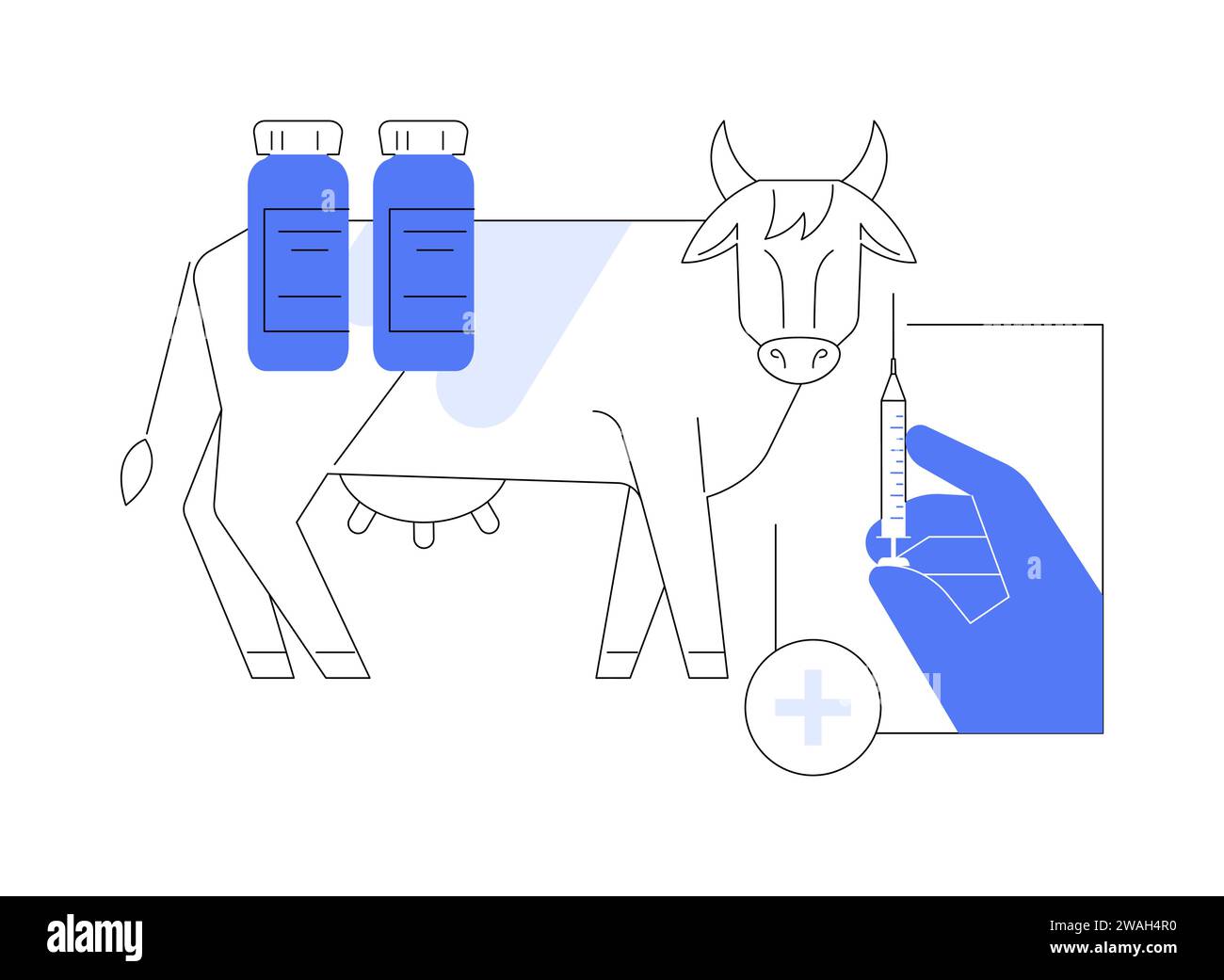 Veterinary drugs isolated cartoon vector illustrations Stock Vector ...