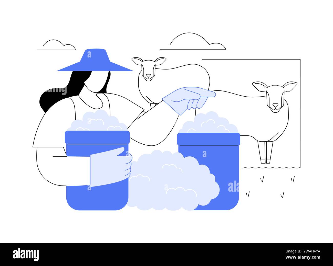 Grading cotton Stock Vector Images - Alamy