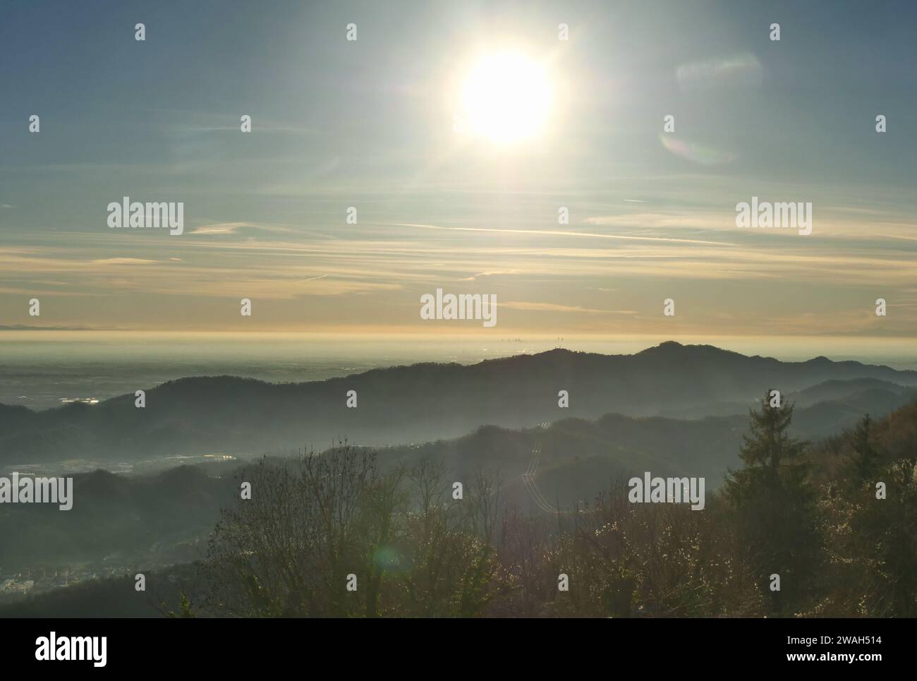 Bergamo, Italy. 05th Jan, 2024. The Po Valley is the most polluted ...