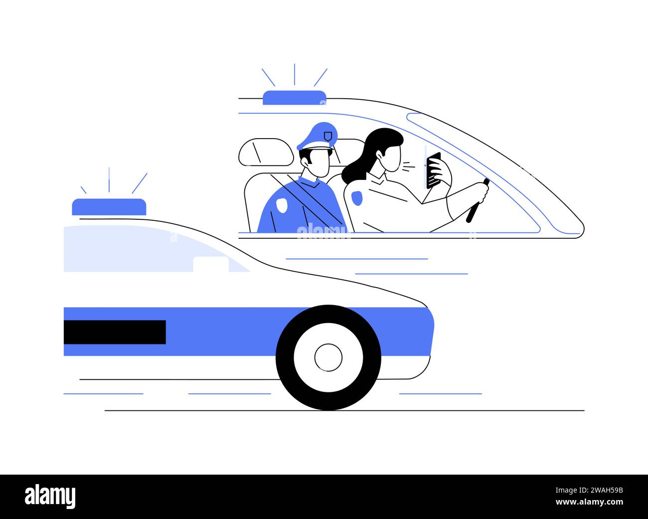 Police emergency operation abstract concept vector illustration Stock ...