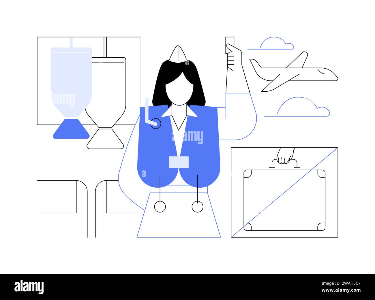 Safety instructions abstract concept vector illustration Stock Vector ...