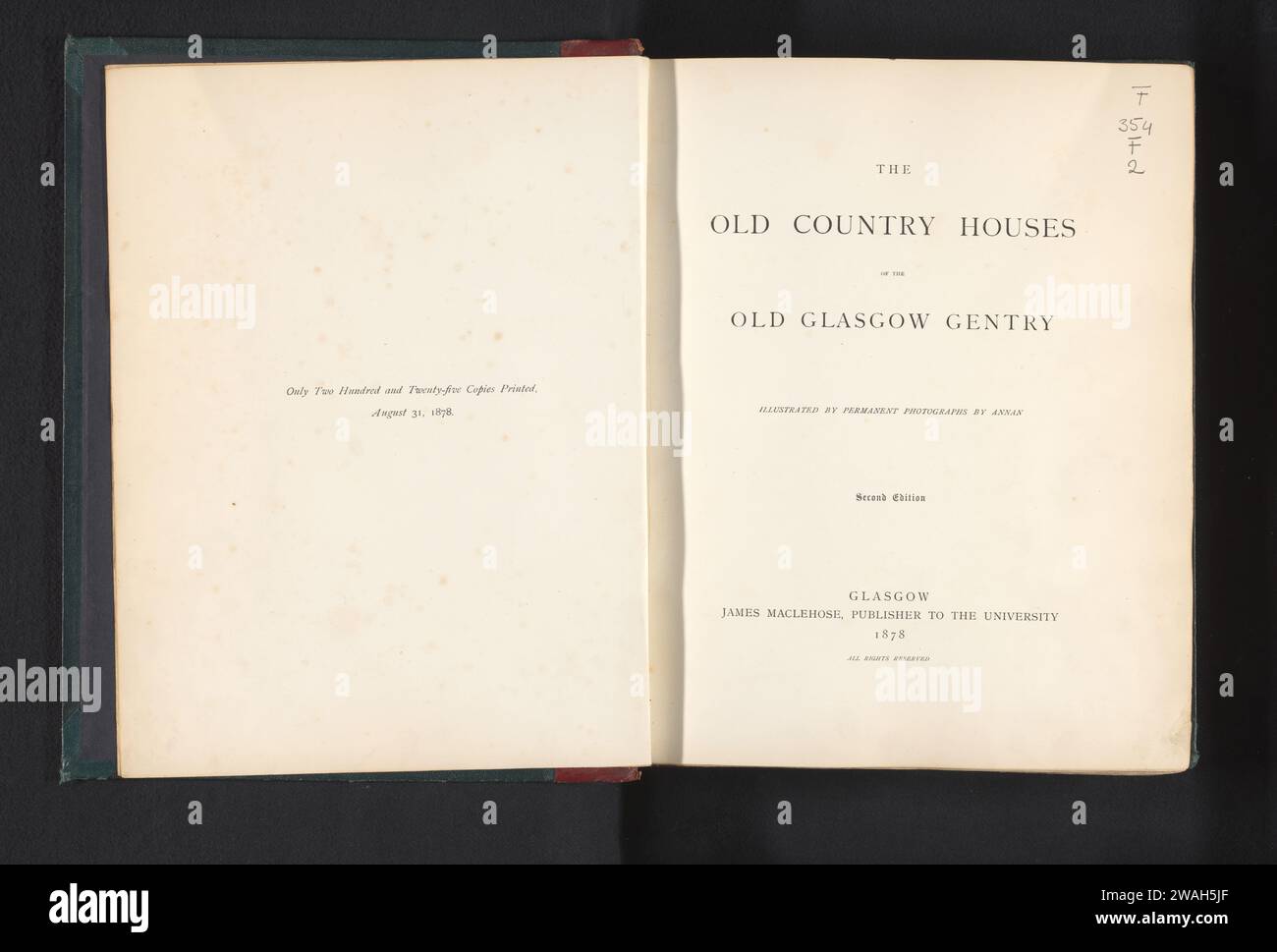 The old country houses of the old Glasgow gentry, James Maclehose, 1878 ...