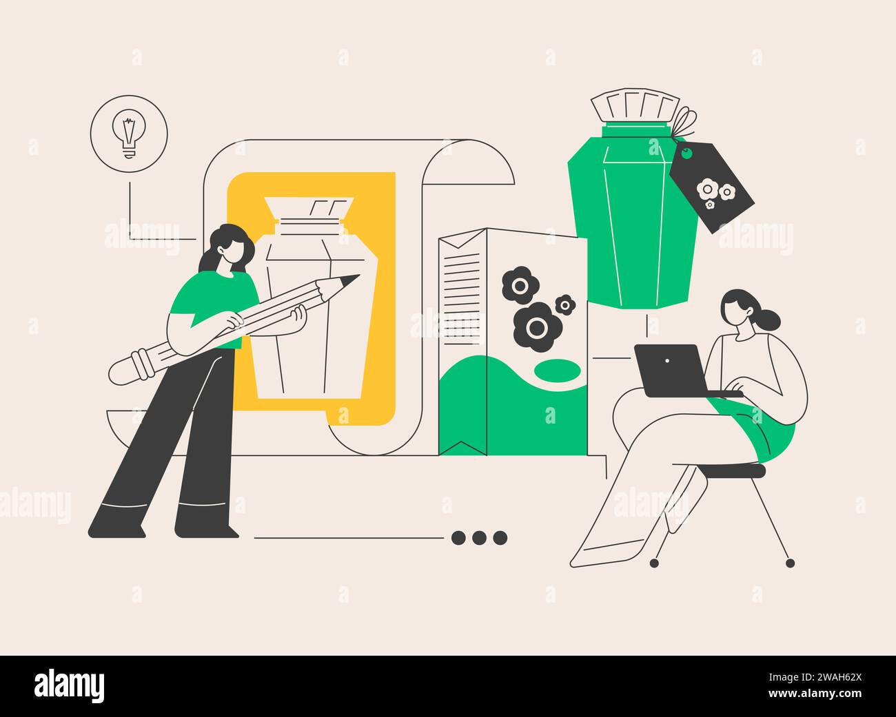 Packaging design abstract concept vector illustration Stock Vector ...