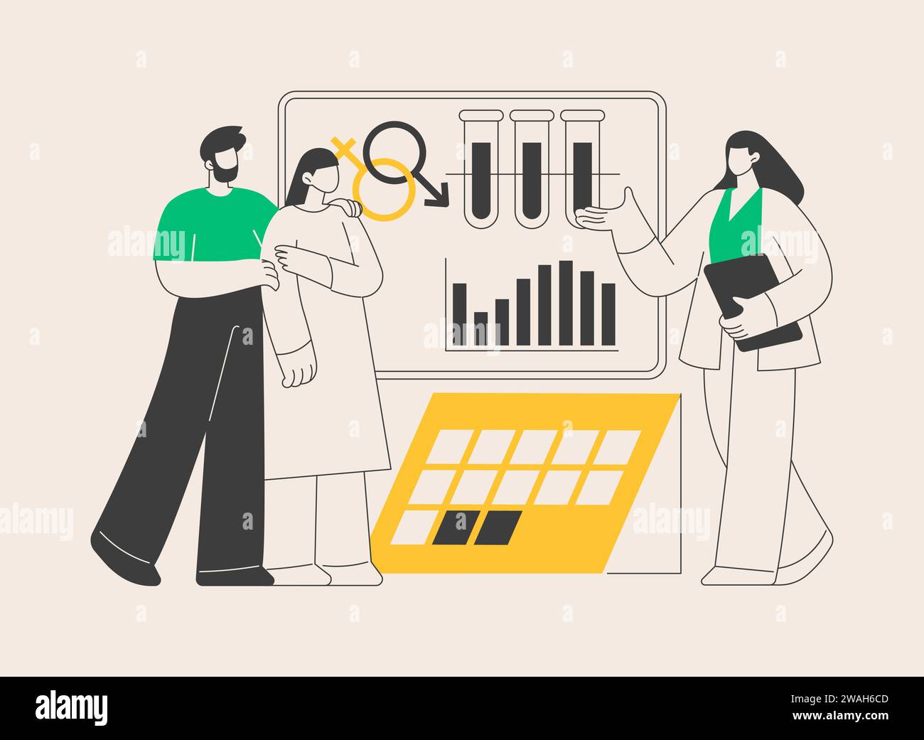 Family planning abstract concept vector illustration Stock Vector Image ...