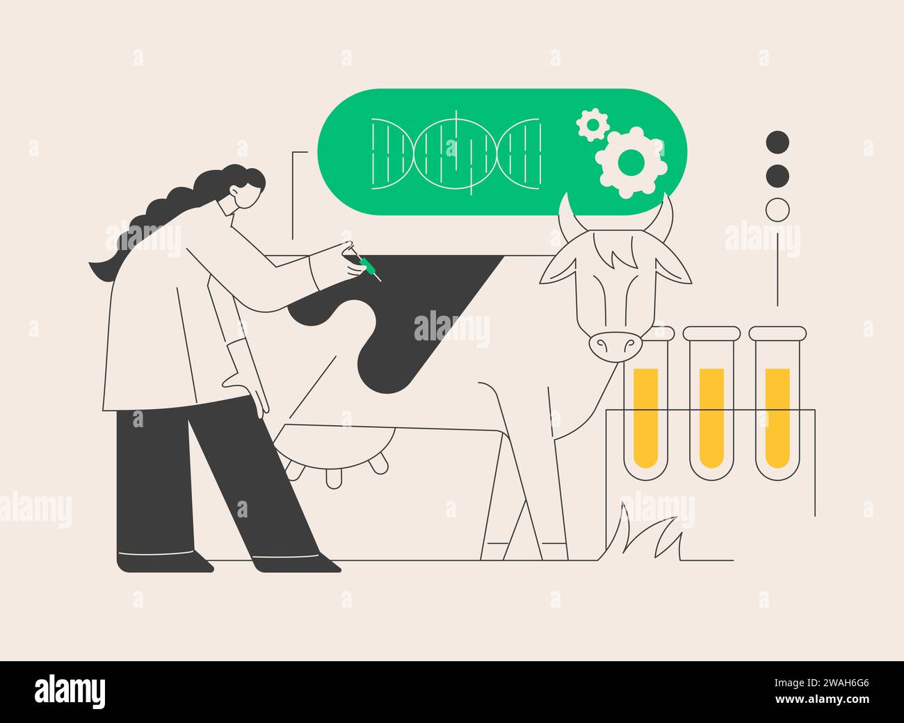 Genetically modified animals abstract concept vector illustration Stock Vector Image & Art - Alamy