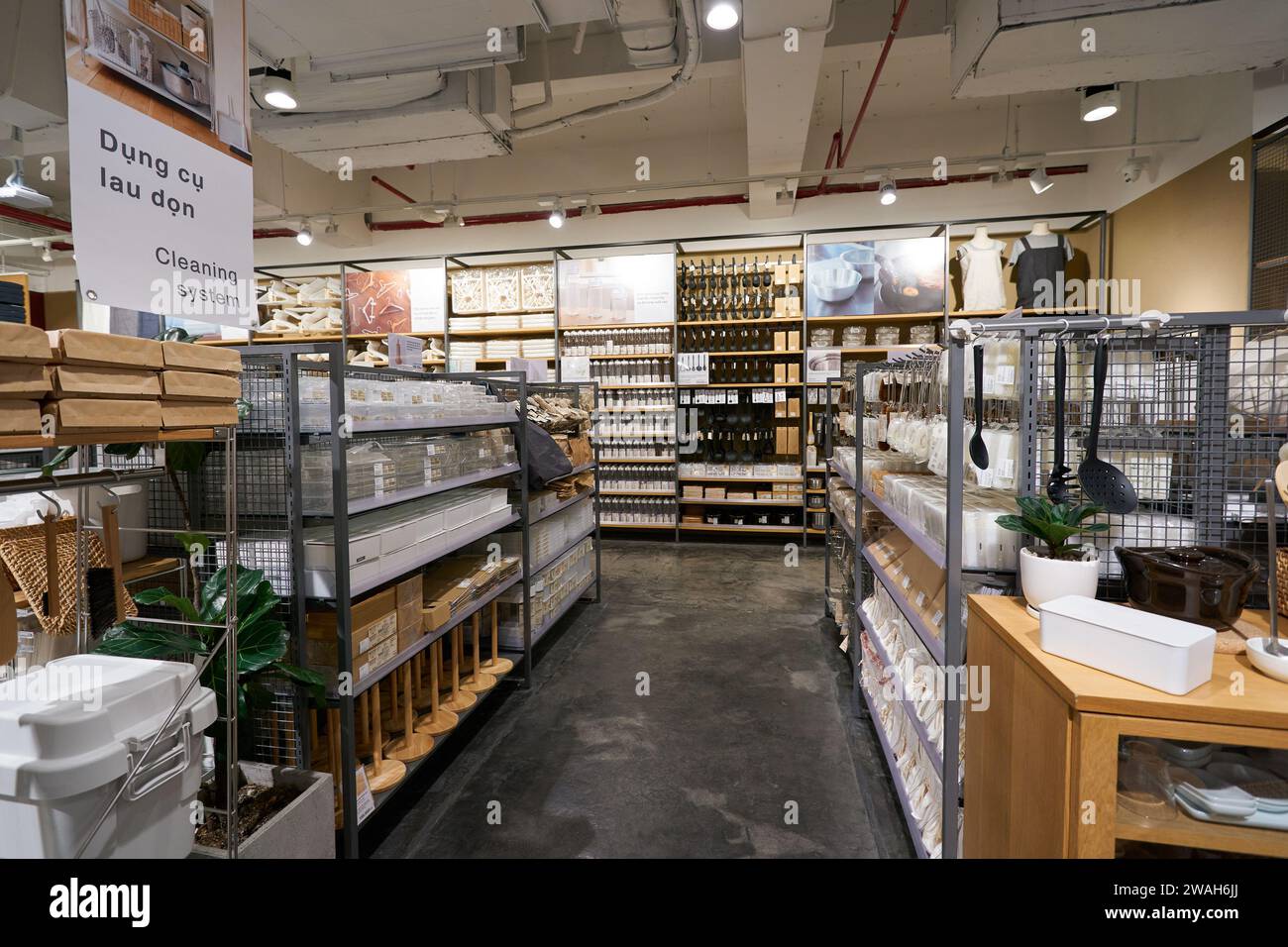 HO CHI MINH CITY, VIETNAM - MARCH 26, 2023: inside Muji store in Ho Chi ...