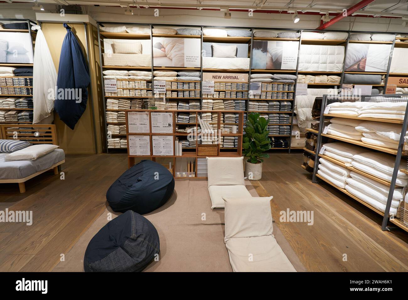 HO CHI MINH CITY, VIETNAM - MARCH 26, 2023: inside Muji store in Ho Chi ...