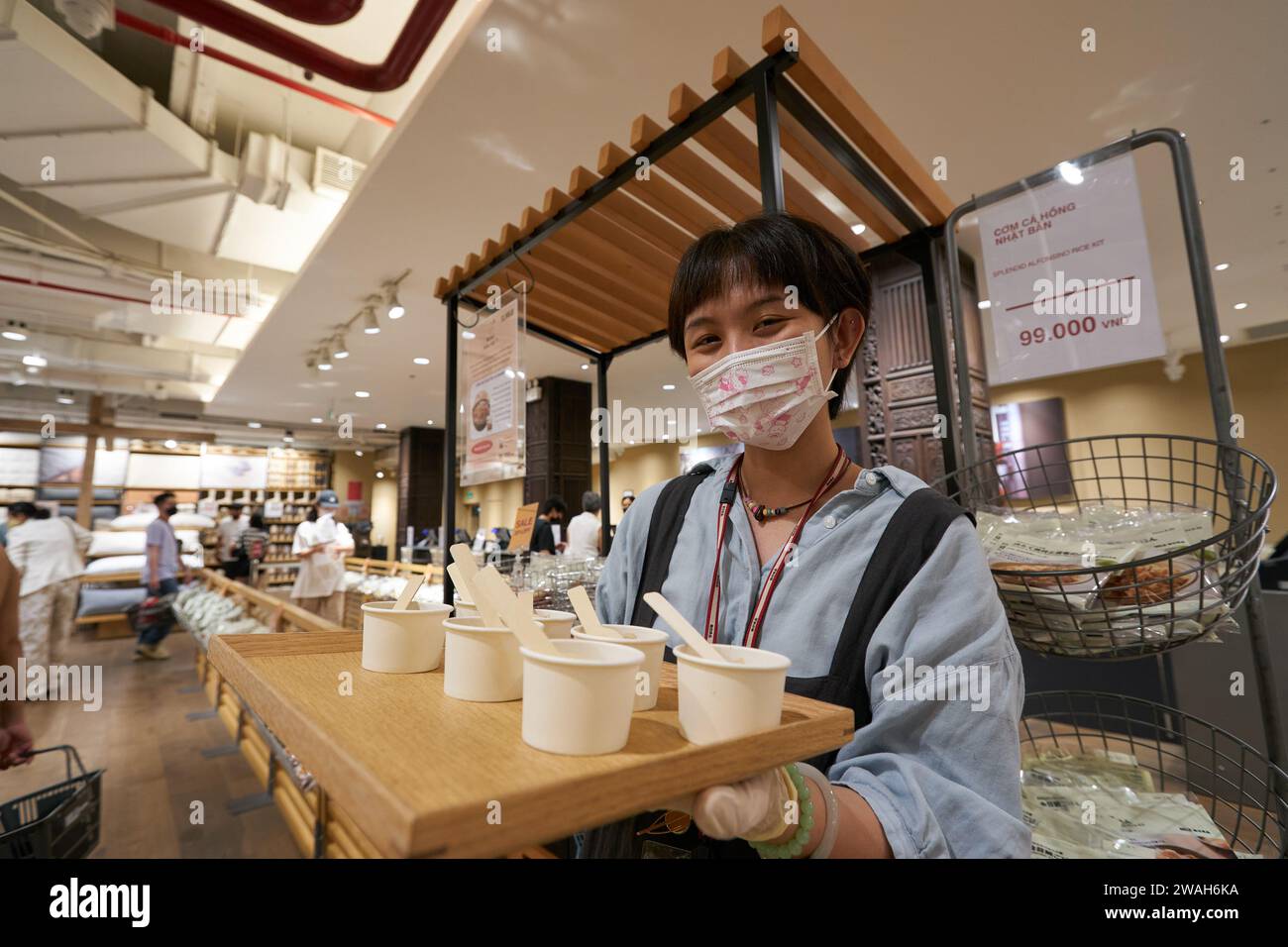 HO CHI MINH CITY, VIETNAM - MARCH 26, 2023: indoor portrait of employee ...