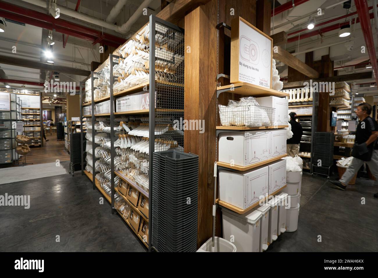 HO CHI MINH CITY, VIETNAM - MARCH 26, 2023: inside Muji store in Ho Chi ...
