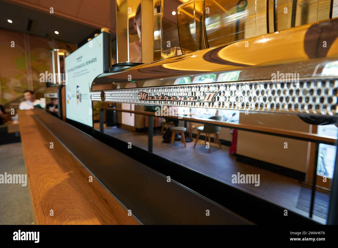 HO CHI MINH CITY, VIETNAM - MARCH 26, 2023: close up shot of Mastrena 2 ...