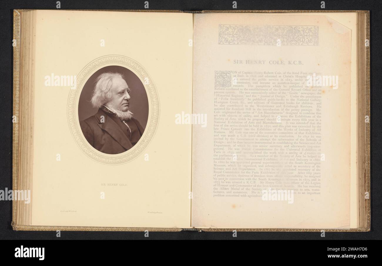 Sir Henry Cole, Lock & Whitfield, c. 1871 - in or before 1876 ...