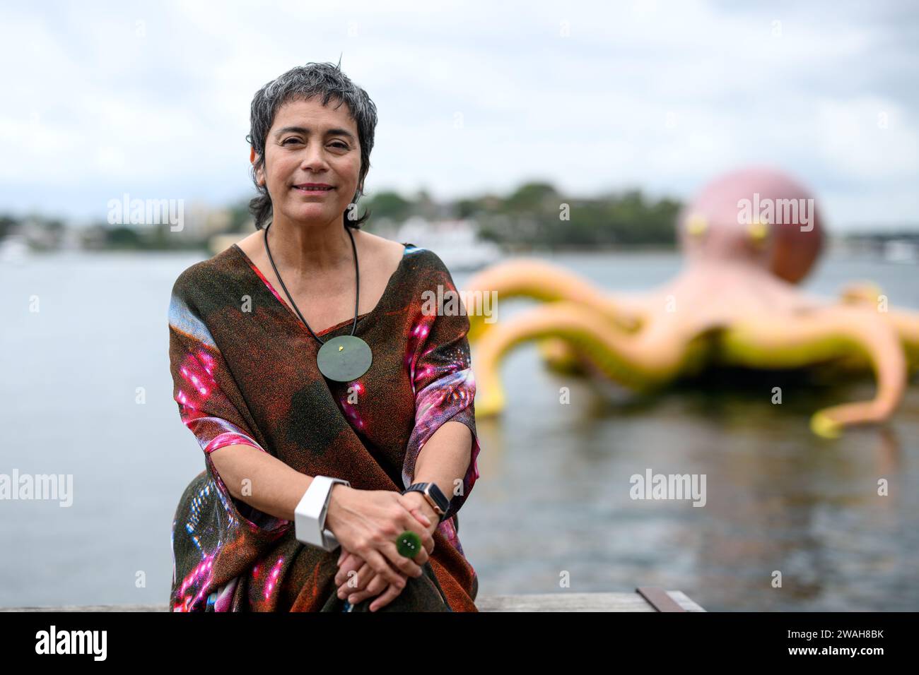 Sydney, Australia. 05th Jan, 2024. Artist Lisa Reihana, creator of the ...