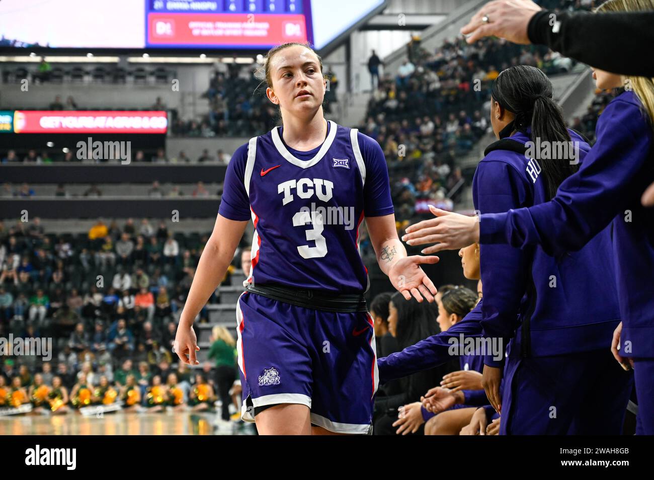 Waco, Texas, USA. 3rd Jan, 2024. TCU Horned Frogs guard Madison Conner ...