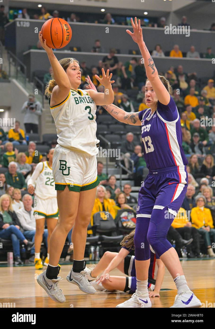 Waco, Texas, USA. 3rd Jan, 2024. Baylor Lady Bears forward Madison ...