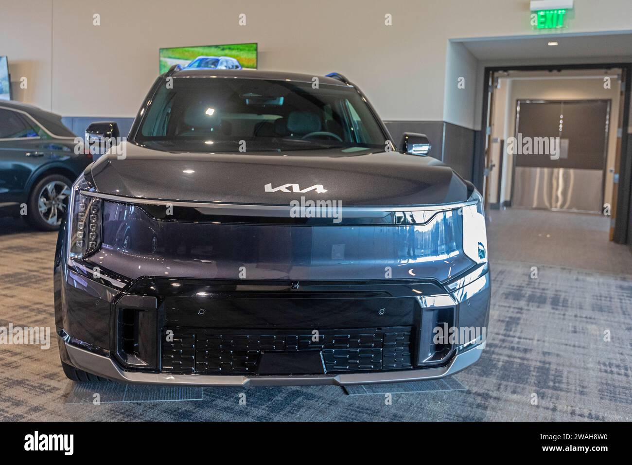 Pontiac, Michigan, USA. 4th Jan, 2024. The Kia EV9 won the North ...