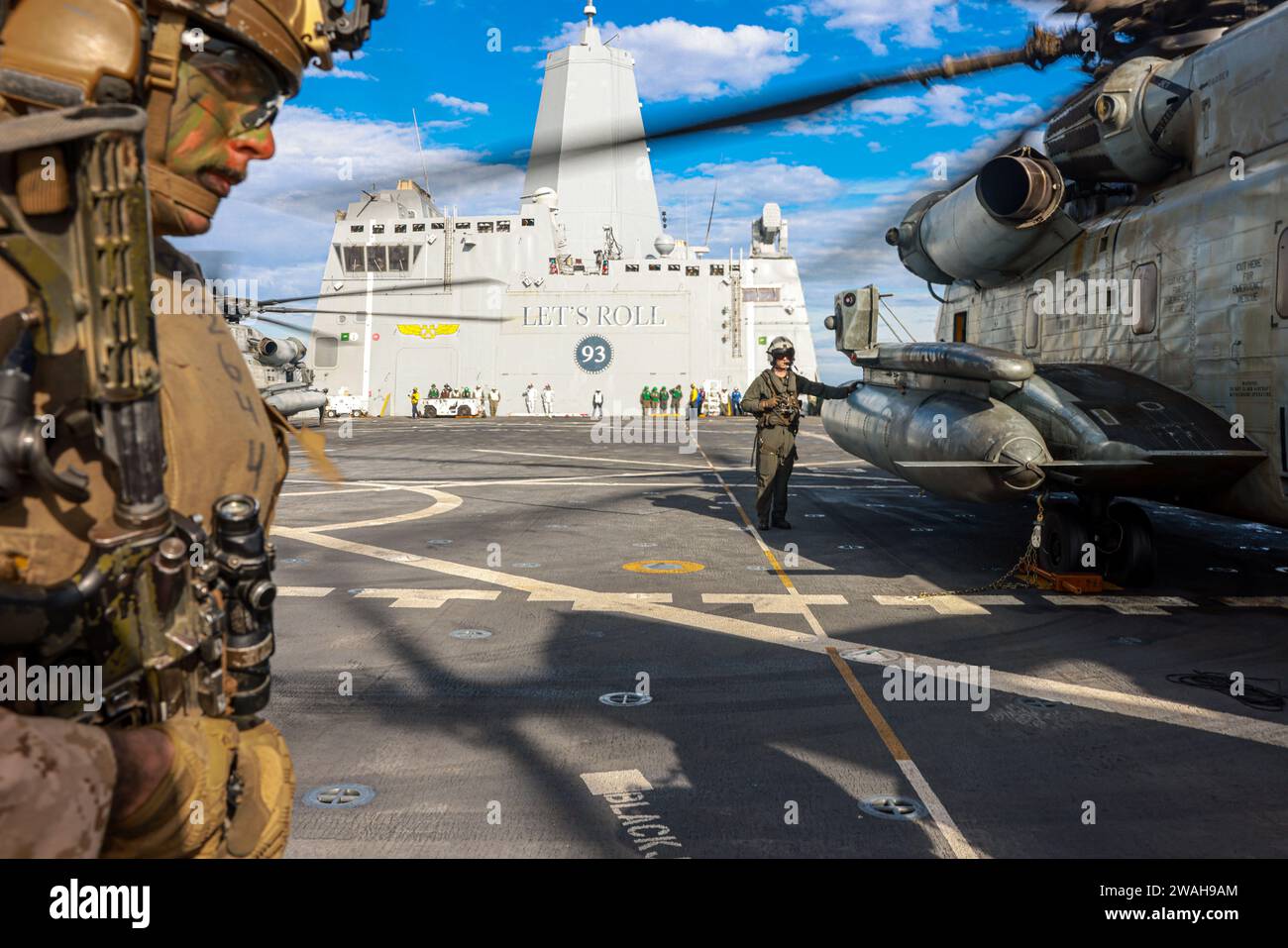 U.S. Marines assigned to Charlie Company, Battalion Landing Team 1/5 ...