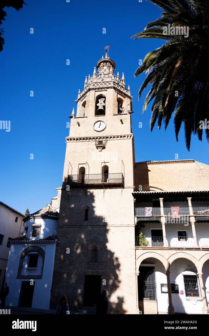 Bell and clock tower at Mondragon Palace. a 14th-century home that is ...