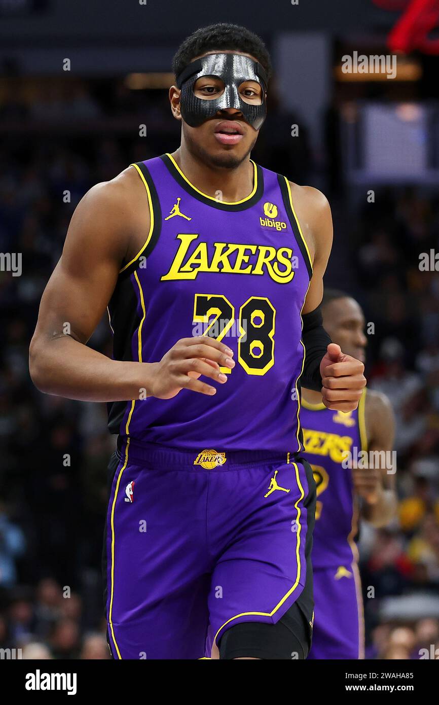Los Angeles Lakers forward Rui Hachimura (28) in action during the ...