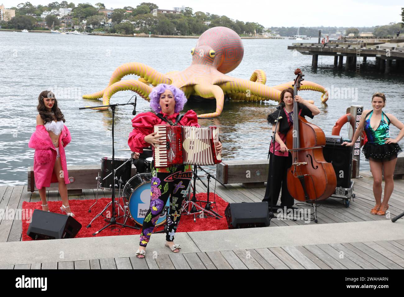 Sydney, Australia. 5th January 2024. Sydney Festival opens today with a ...
