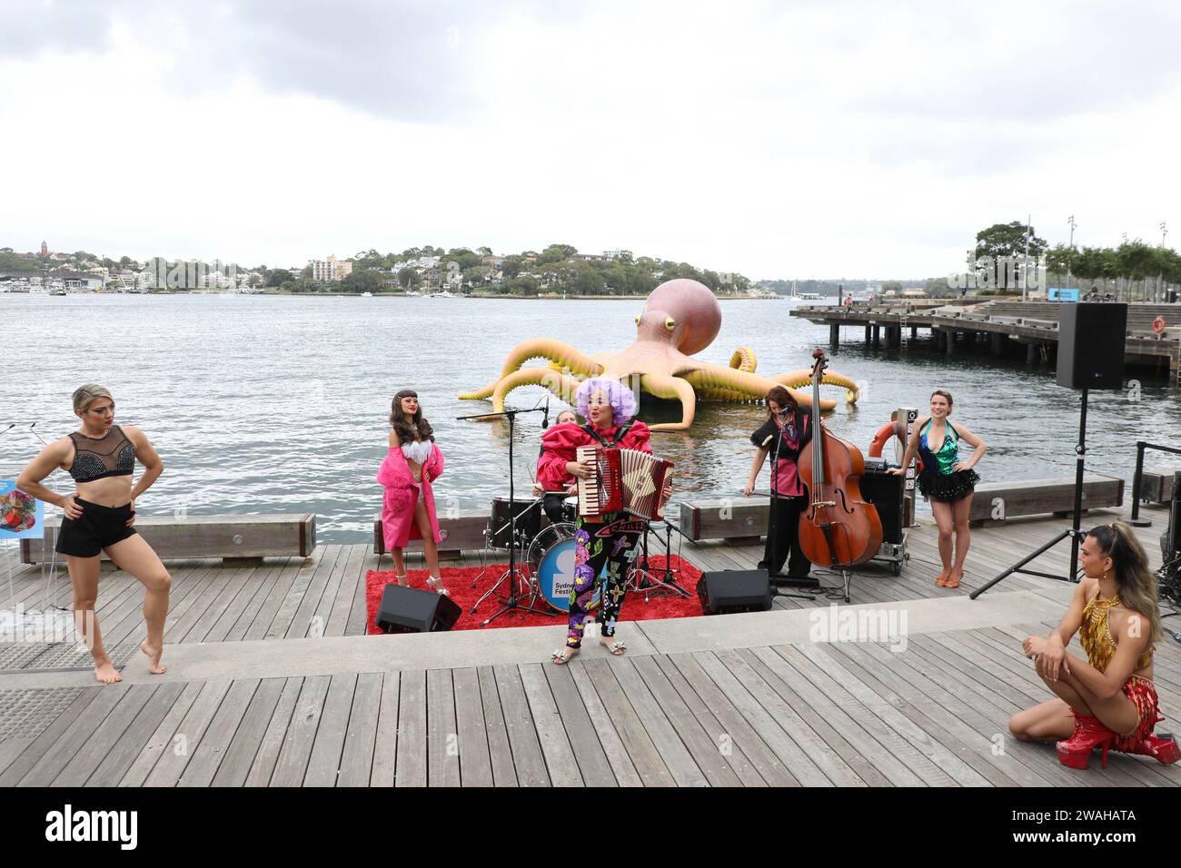 Sydney, Australia. 5th January 2024. Sydney Festival opens today with a ...