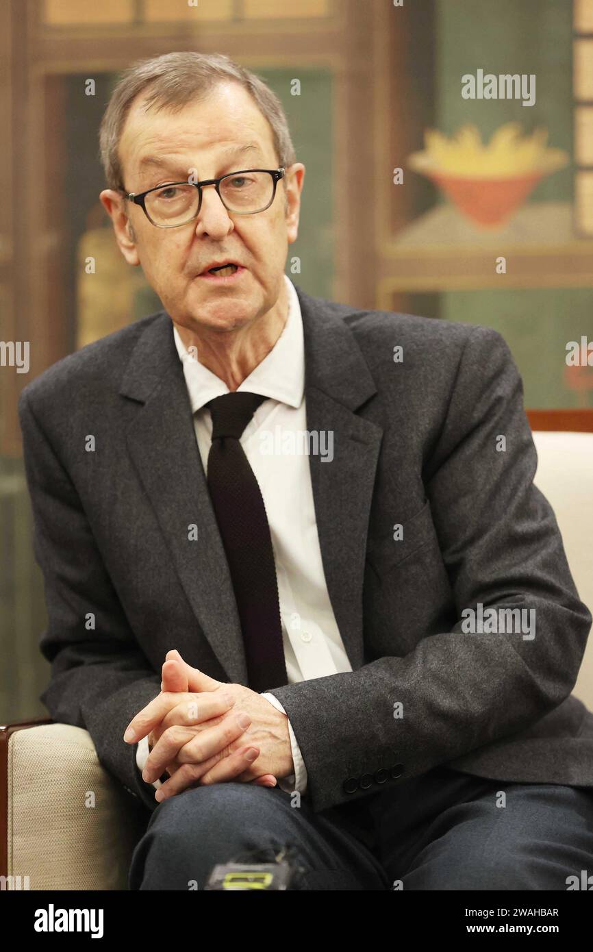 05th Jan, 2024. American curator in Seoul John Guy, curator of South ...