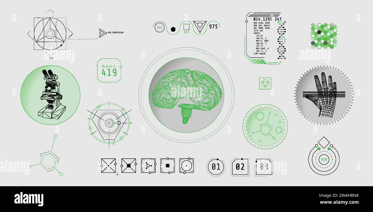 Design elements for infographic of data communication Stock Vector ...