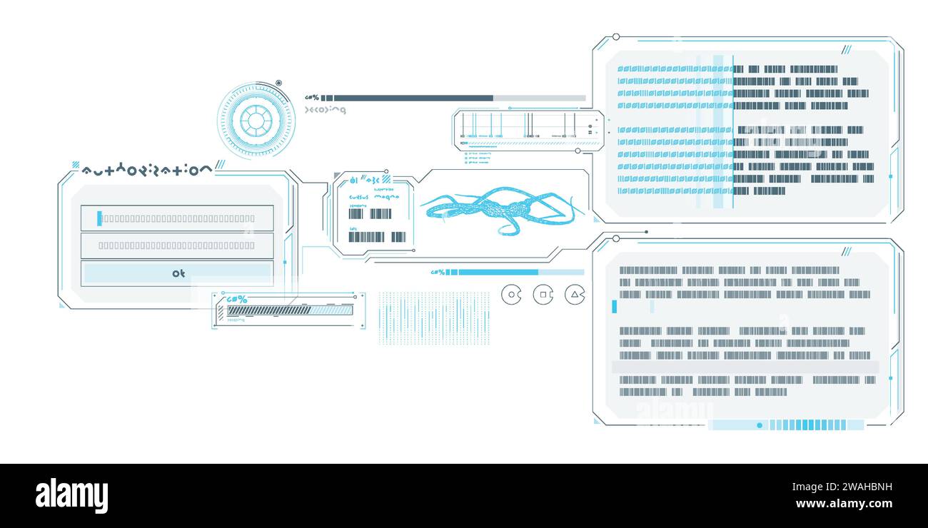 Data processing interface hi-res stock photography and images - Alamy