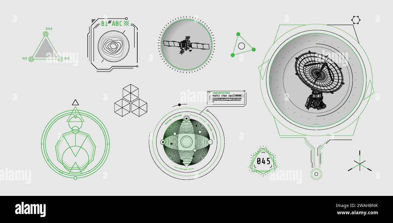 Design elements for infographic of data communication Stock Vector ...