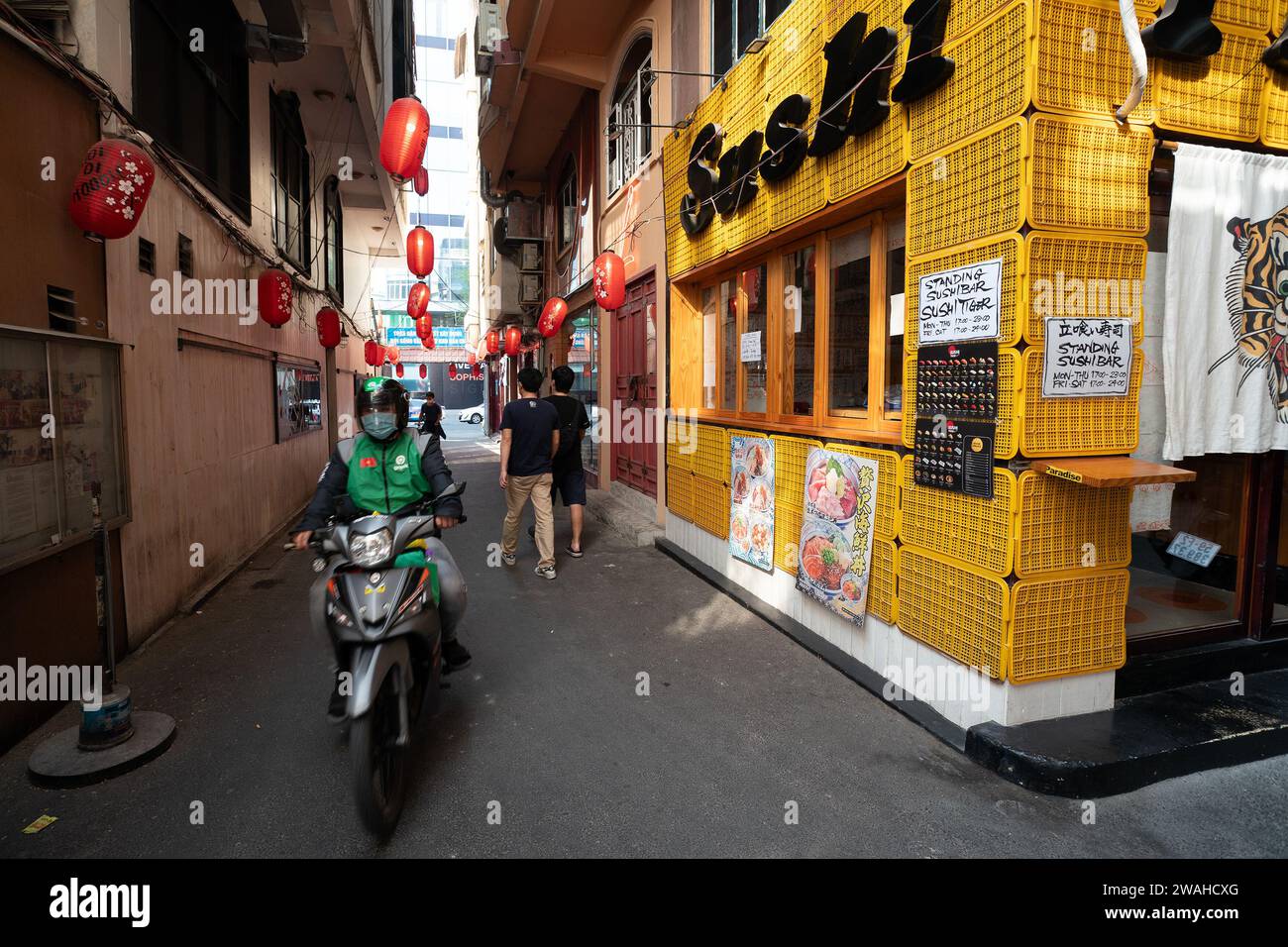 HO CHI MINH CITY, VIETNAM - MARCH 25, 2023: Sushi Tiger at Little Japan ...